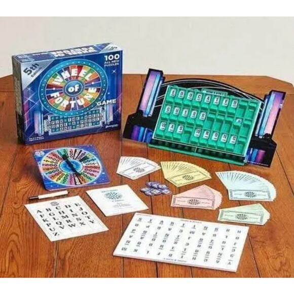 Wheel of Fortune | Games | Wheel Of Fortune Board Game 5th Edition Tv ...